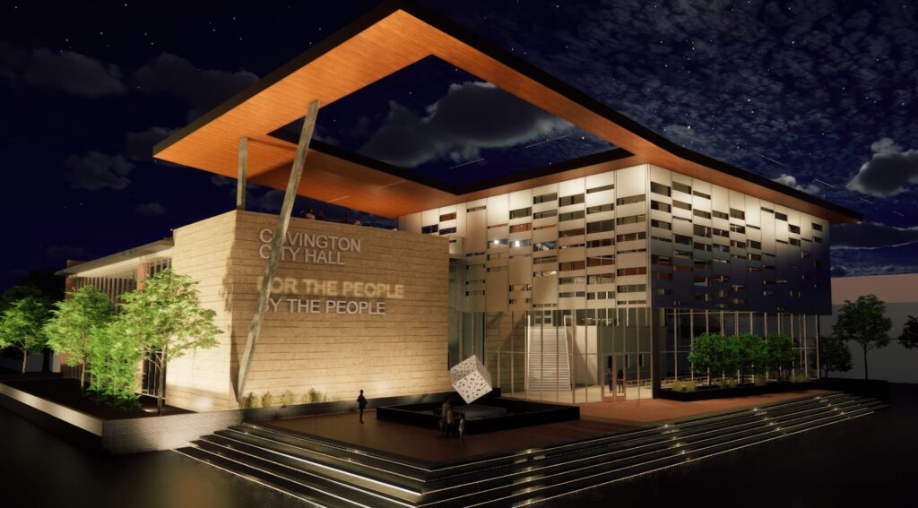 Covington City Hall - Emboss Design